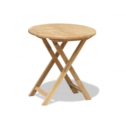 Suffolk Teak Round Table - 70cm