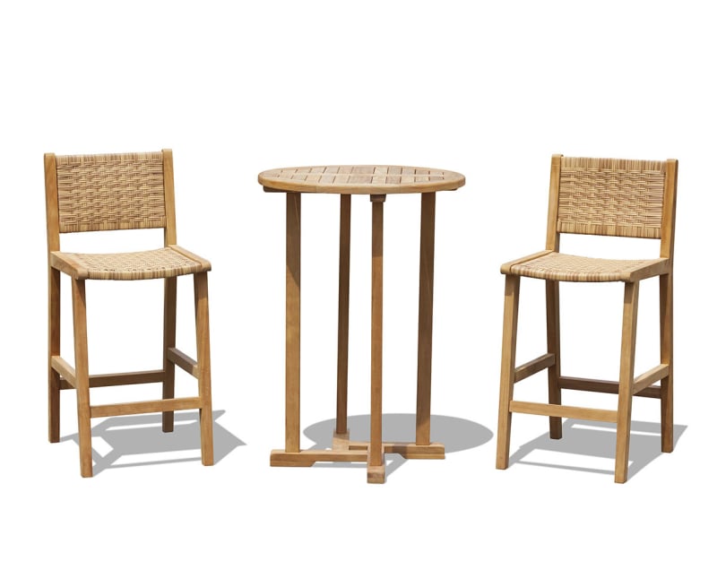 Tiga Woven Bar Chair Set
