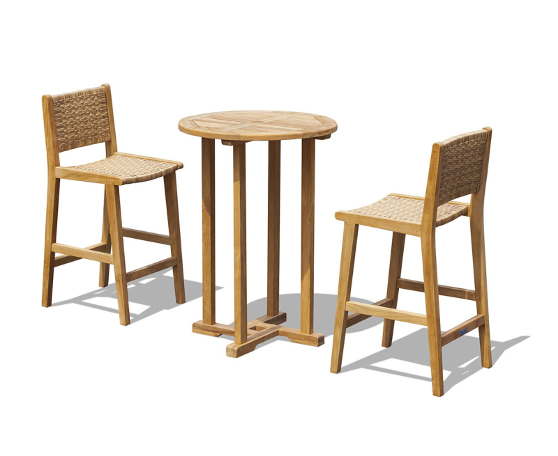 Tiga Woven Bar Chair Set