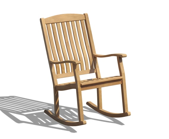 Teak Garden Rocking Chair, Outdoor Patio Rocker