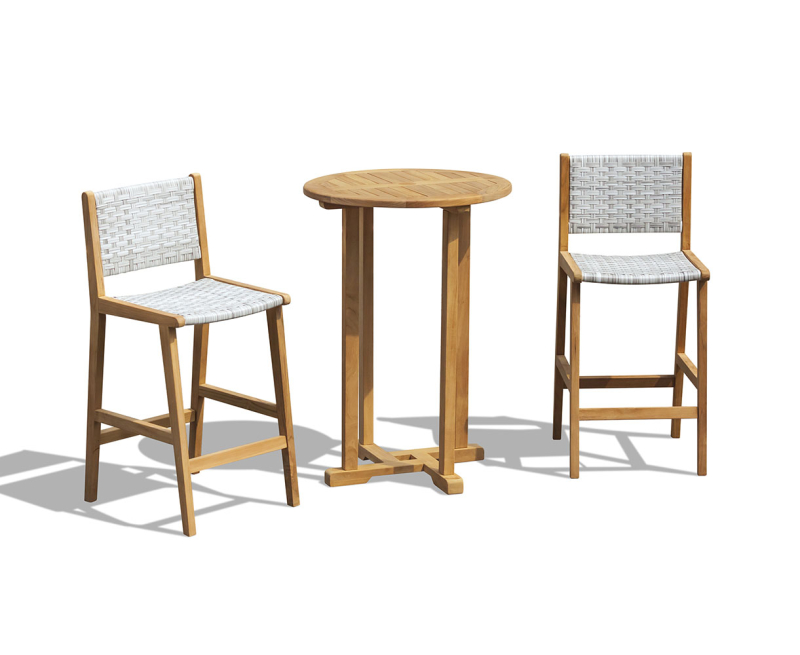Tiga Woven Bar Chair Set