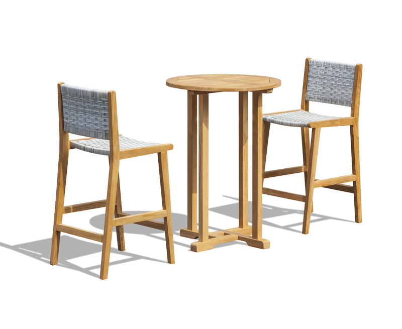 Tiga Woven Bar Chair Set