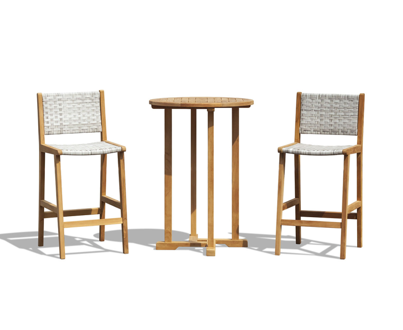 Tiga Woven Bar Chair Set