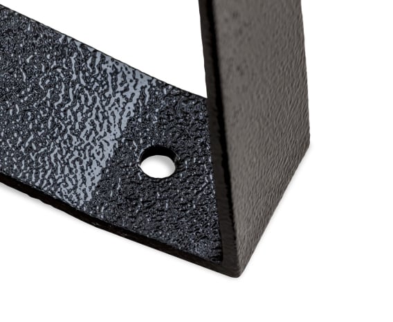 Teak Backless Circular Tree Bench with Metal Legs - 2.2m