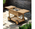 Teak Drinks Trolley with Ice Buckets