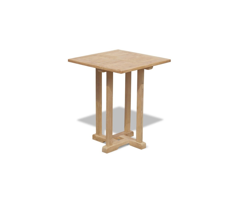 Canfield Teak Dining Set - 60cm Square Table & 2 Sora Woven Chairs