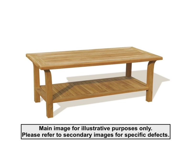 Rectangular Teak Coffee Table - Used: Good