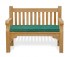 Balmoral 4ft Solid Teak Park Bench – 1.2m