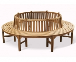 Teak Tree Seats | Tree Benches | Circular Tree Bench | Half Tree Seat
