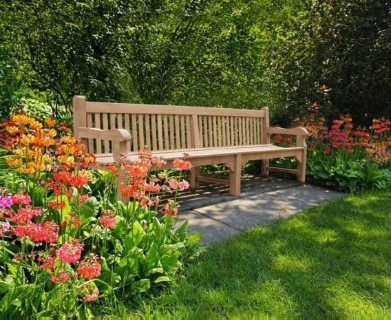 Balmoral Large Sturdy Park Public Bench – 3m