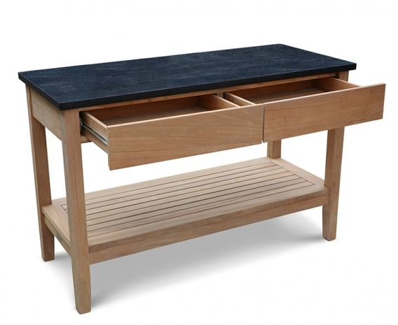 Aria Outdoor Console Table with Drawers