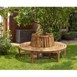 Teak Circular Garden Tree Seat - 1.8m