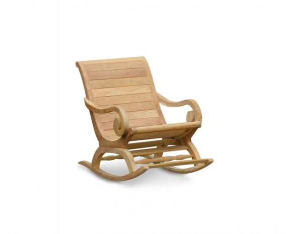 Capri Reclaimed Teak Plantation Rocking Chair