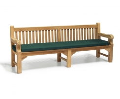 Balmoral Heavy Duty Teak Park Bench – 2.4m/8ft